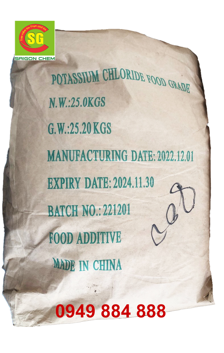 Potassium Chloride (KCl) Trung Quốc- Ứng dụng trong thực phẩm